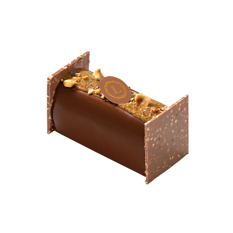 Chocolate Caramel Hazelnut Yule Log | Ladurée Holiday Gift Collection ...
